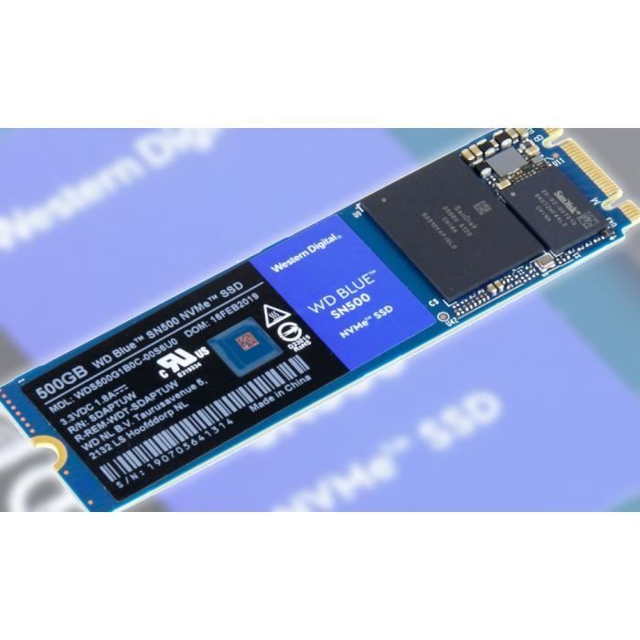 WD PC SN530 NVMe SSD SDBPNPZ-256G - Disque SSD - 256 Go - interne - M.2 ...