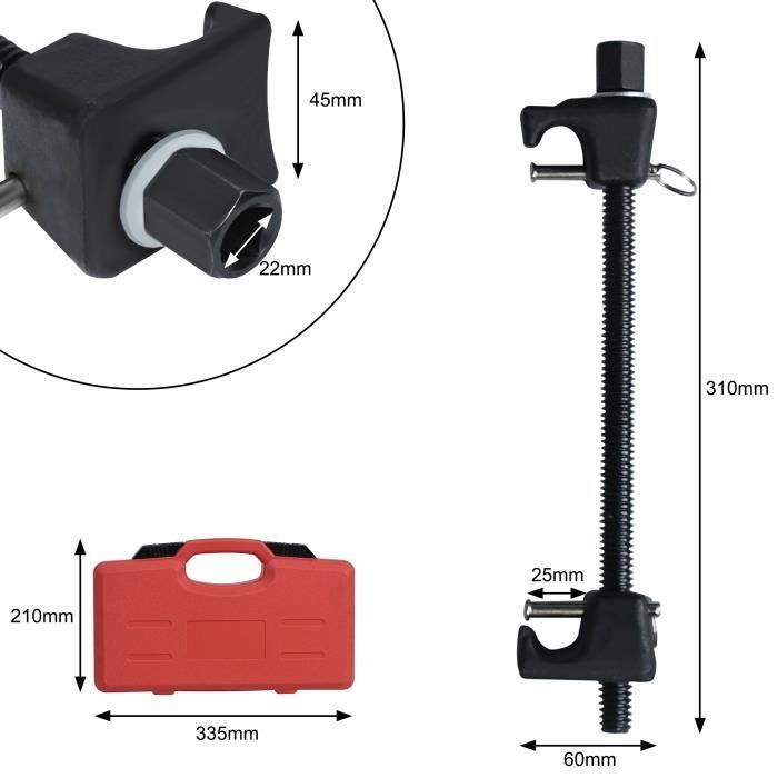 Compresseur de ressort - UISEBRT - 2 Pièces - Boîte de Rangement ...