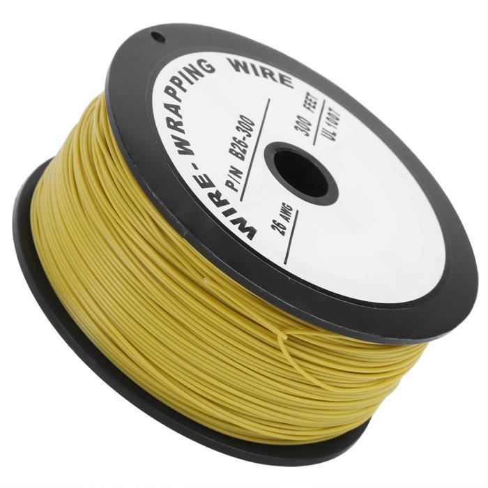 Câble de fil électrique - ZJCHAO - 26 AWG - Cuivre étamé - 100 m - Utilisation intérieure ...