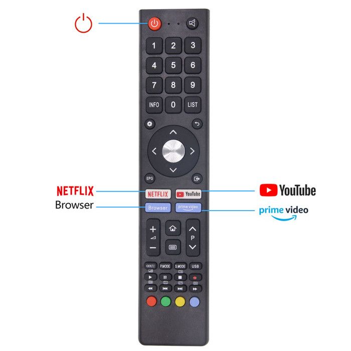 REMPLACEMENT Télécommande pour CHIQ TV Remote Control pour Changhong ...
