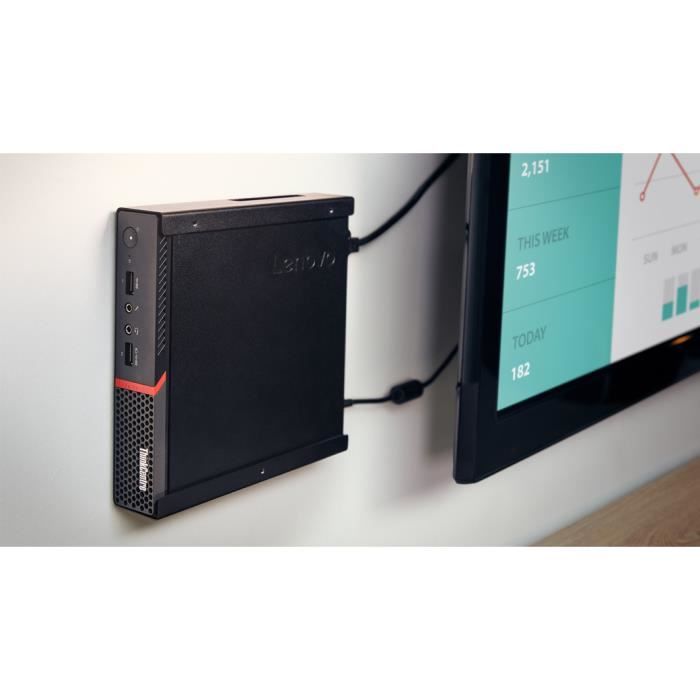 Lenovo ThinkCentre M715q Tiny, 3,1 GHz, AMD A, A12-9800E, 8 Go, 128 Go ...