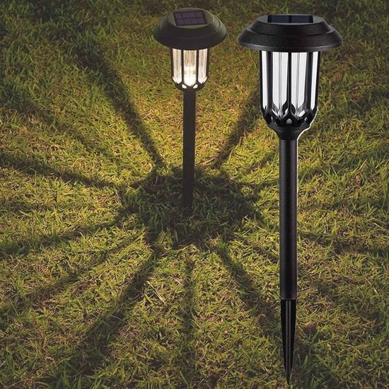 Lanterne De Jardin Solaire À Led - Blanc Chaud - Ip65 - Étanche Sur ...