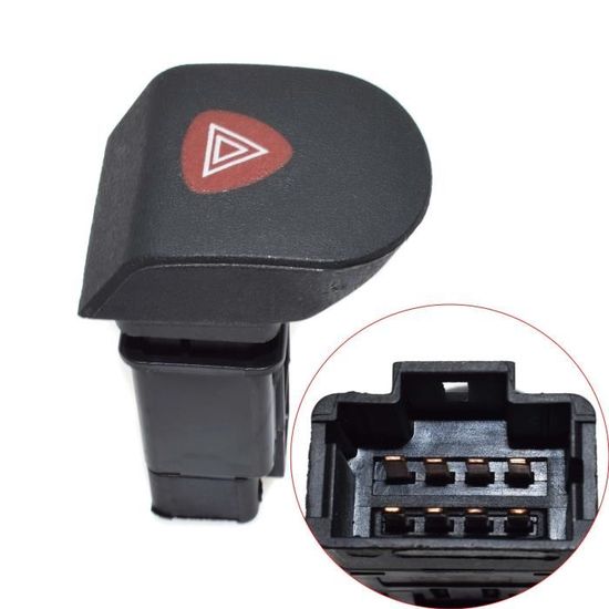 Bouton Warning Interrupteur Feux de détresse Renault Kangoo 2 ...