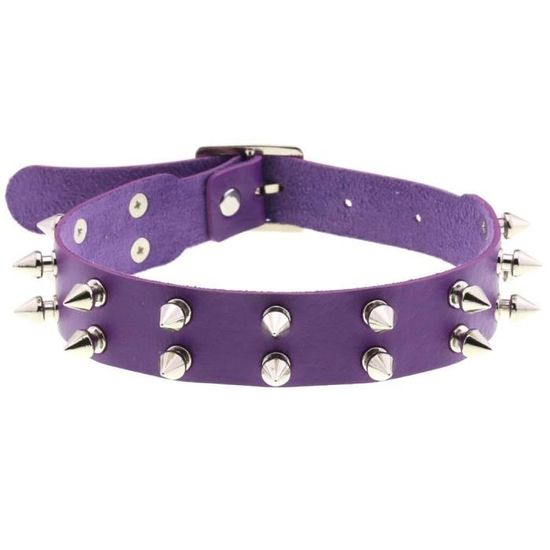Chaine De Cou Vendue Seule KHDZH Long Spike Choker Punk Faux Collier En ...