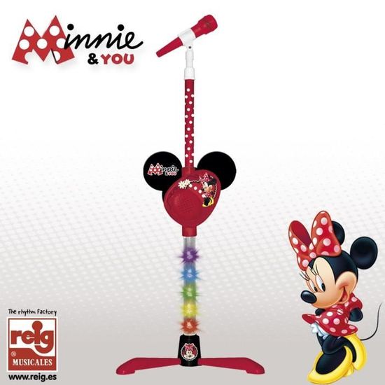 MINNIE Micro avec Amplificateur et Connection MP4 - Cdiscount Jeux - Jouets