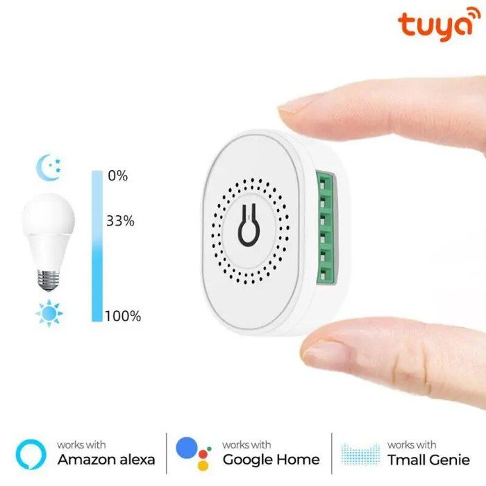 Tuya Smart LED Dimmer Switch Light Tech,Mini WiFi DIY,Application ...
