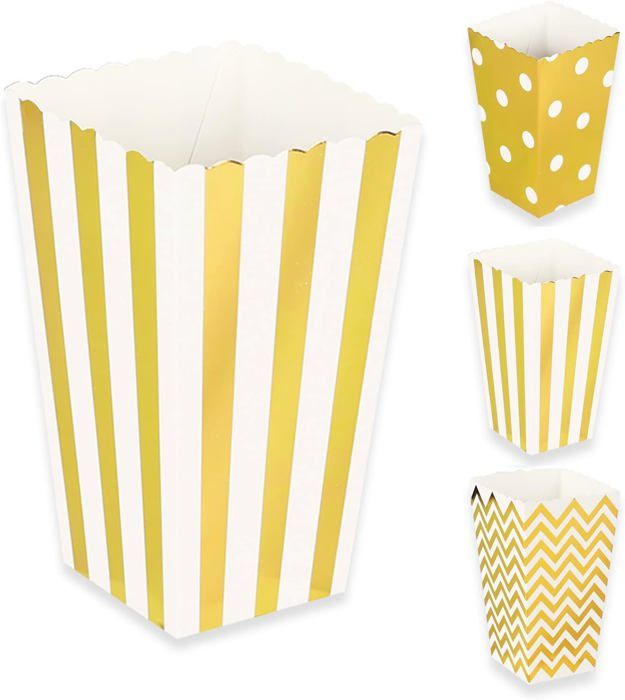 Lot De 24 Boîtes À Popcorn, Petits Contenants À Bonbons, Sacs À Popcorn ...