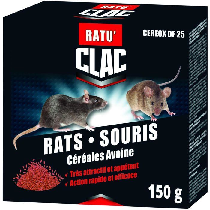 RATUCLAC Rat-Souris cereales 150g97 - Cdiscount Au quotidien
