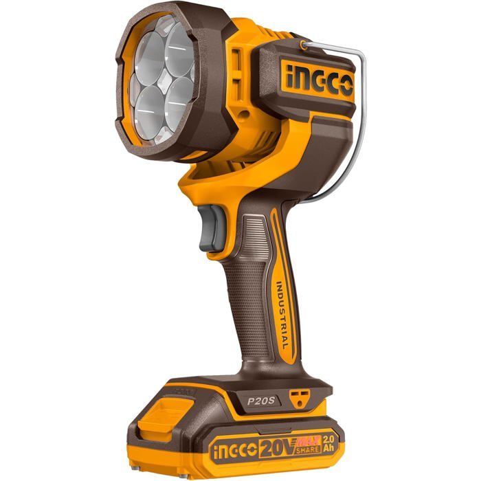 Ingco Lampe Torche LED sans Fil 20V (Produit Seul), LED Haute Qualité ...