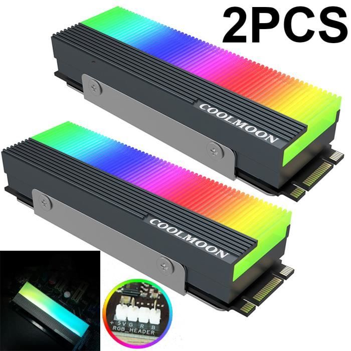 2pcs - Radiateurs de disque dur à semi-conducteurs, refroidisseur de ...