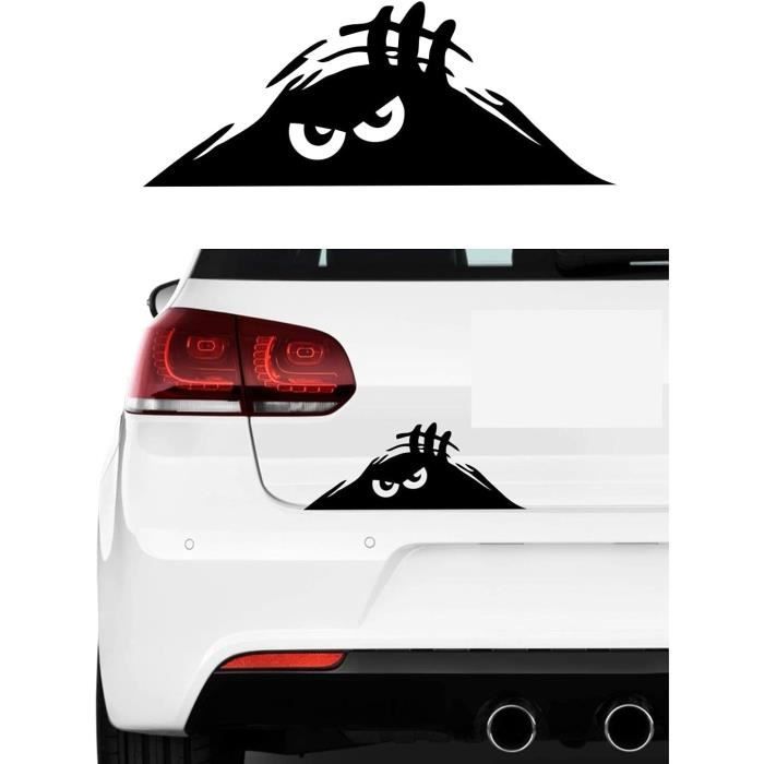 Autocollant Drôle Mostro Avec Les Yeux, Autocollant Pour Voiture, Moto ...