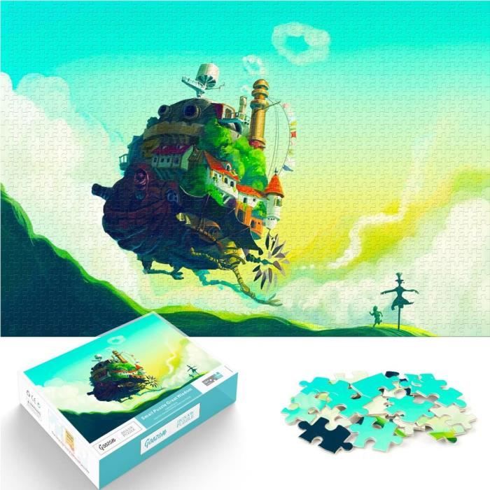 Puzzles 1000 Pièces Howl'S Moving Castle Puzzle Adultes Et Enfants ...