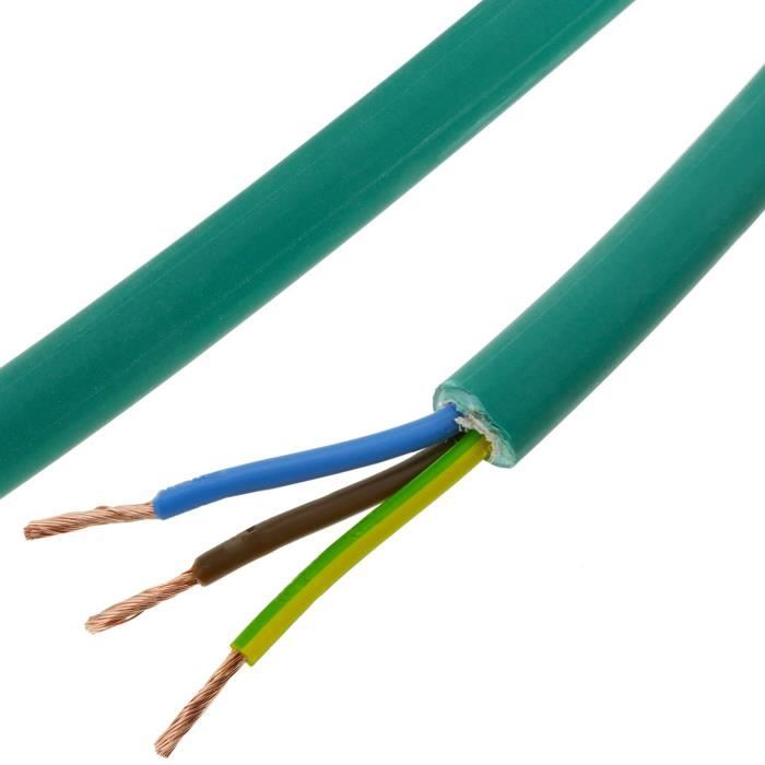 CableMarkt - Bobine de câble électrique LSZH de 3 pôles x 1,5 mm² de ...