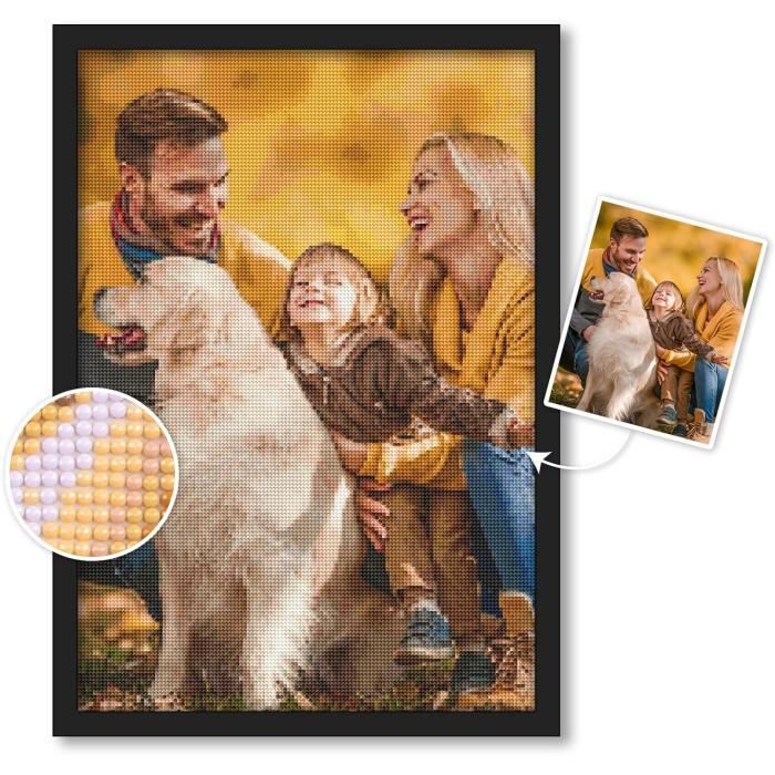 Diamond Painting Personnalisé Photo - Diamant Painting Personnaliser ...