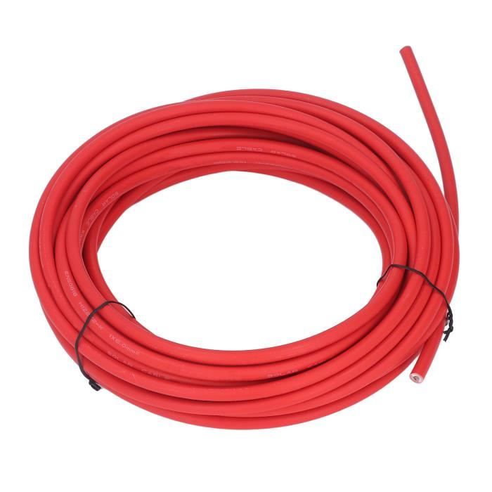 EJ.life câble PV Fil de panneau solaire 6 mm² isolation double couche ...