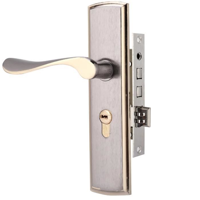 EJ.life Serrure de porte de salon Serrure de porte en aluminium durable ...