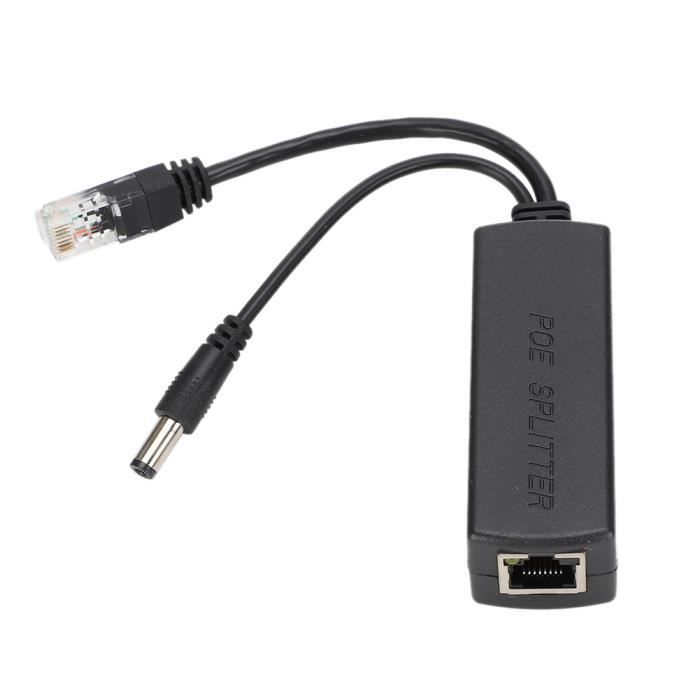 Séparateur POE - HURRISE - Adaptateur 48V à 12V - Boîtier ABS - Plug ...