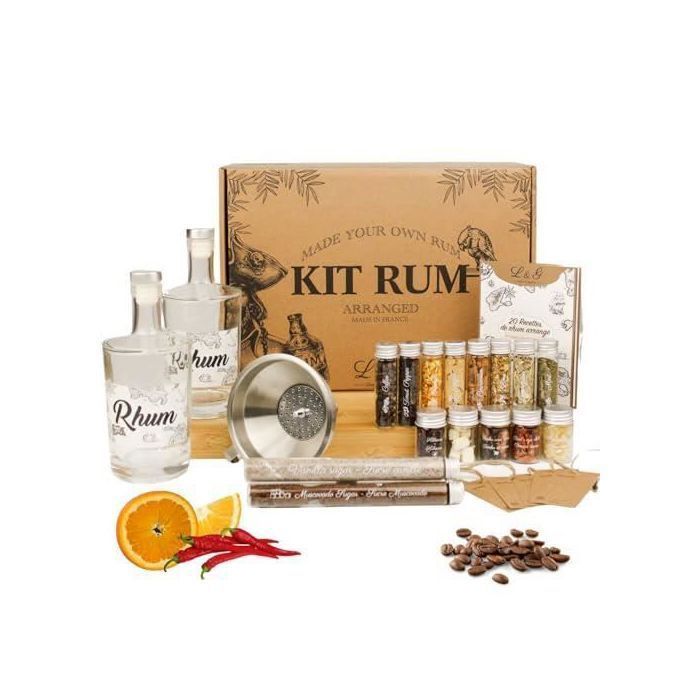 L&G® - Kit préparation et infusion rhum arrangé - Idées cadeaux ...