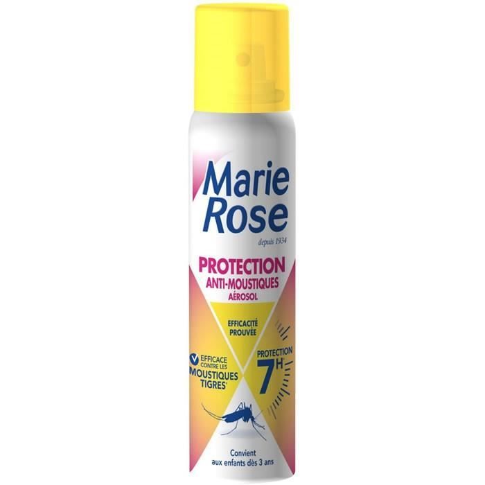 LOT DE 4 - MARIE ROSE : Protection optimale - Spray anti-moustiques ...