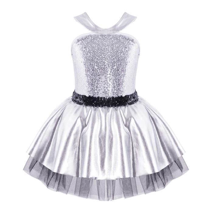 Yizyif Enfant Fille Tutu Danse Classique Robe Danse Moderne Jazz