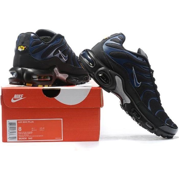 Baskets NIKKE TN Plus Chaussures 38909-231 noir Hommes Noir - Cdiscount ...