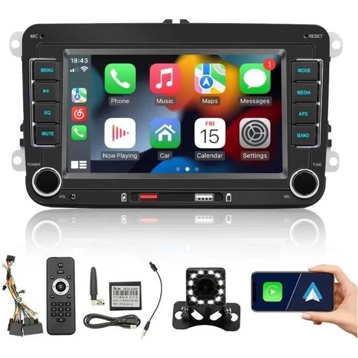 Autoradio bluetooth 2 Din Poste Radio Voiture 7 Pouces Écran Tactile ...