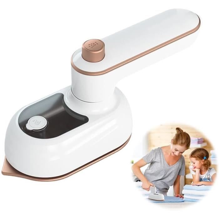 Gobesty Mini Fer à Vapeur, Fer a Repasser Voyage Pliable Avec Spray pour vêtements Portatif ...