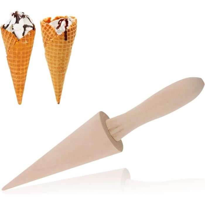 Cone glace gaufre, cone cornet de glace,Rouleau Gaufre Cône eois ...