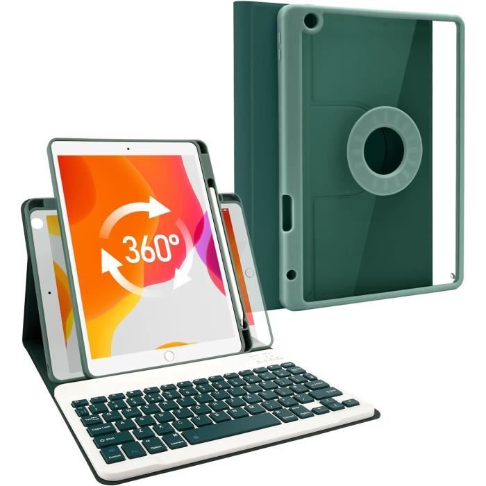 Étui Avec Clavier Pour Ipad 10,2" Pour Ipad 9{^>E E E
