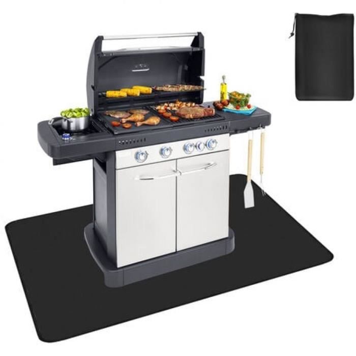 Tapis de barbecue 97127CM Tapis de protection de sol pour barbecue ...