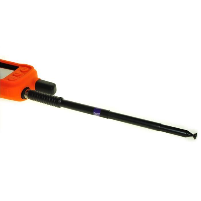 Argent-Antenne télescopique longue portée extensible pour Garmin, Alpha ...