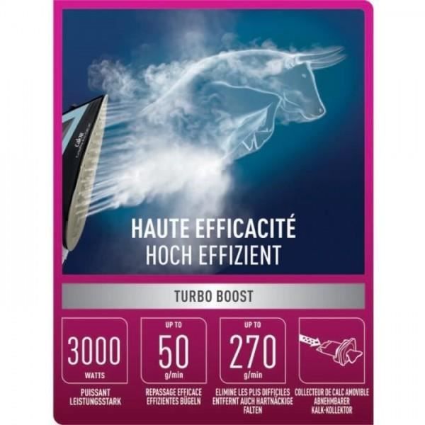 Fer a Repasser CALOR FV5695C0 TURBO PRO Anti Calc 3000 W Aqua Metal 20 ...