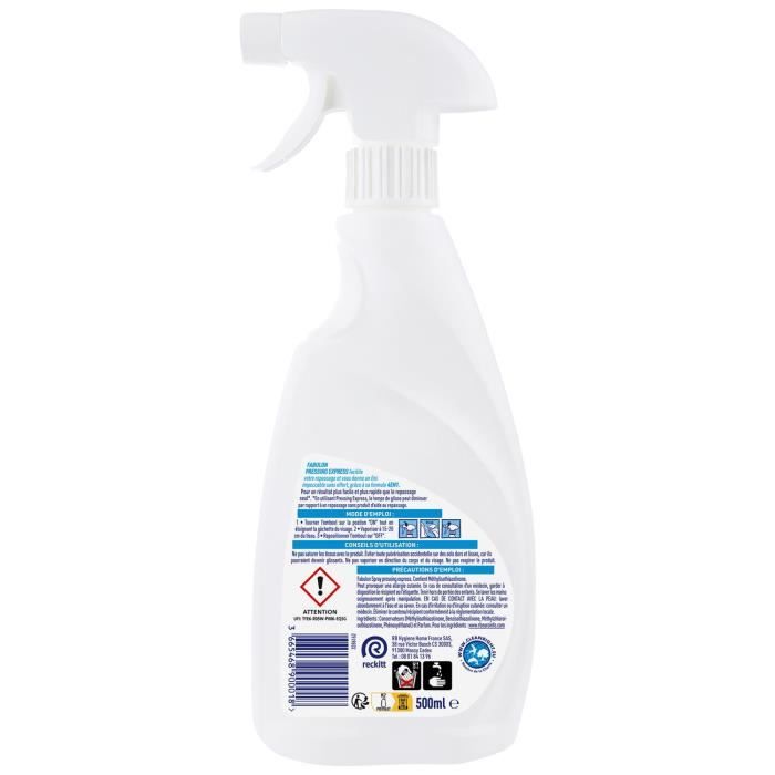 Spray repassage express 4en1 - FABULON - 500ml - Facilite le repassage ...