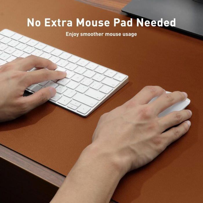 Sous-main de bureau en cuir, tapis de souris, tapis de bureau, sous ...