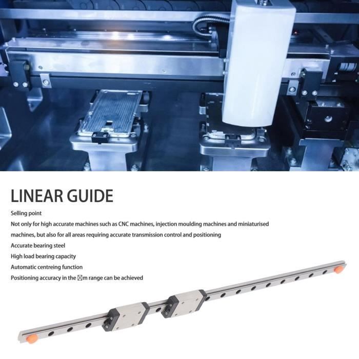 VBESTLIFE Guide linéaire Guide de Rail linéaire MGN7H, guidage ...