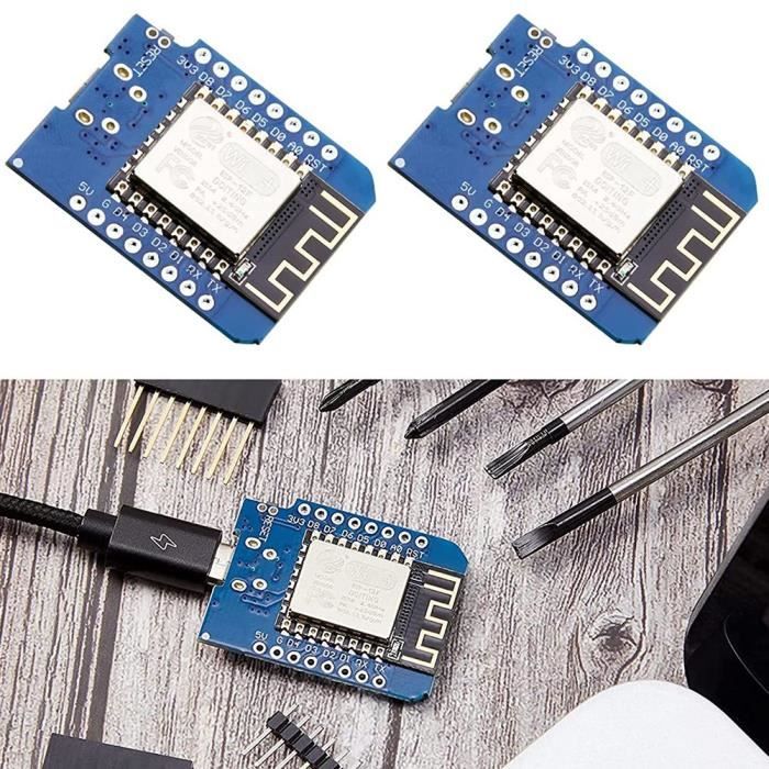 ESP8266 ESP-12 ESP-12F NœUd + Mcu Mini D1 Module 4M Octets WLAN WiFi ...