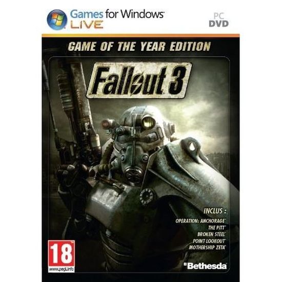FALLOUT 3 - GOTY / Jeu PC - Cdiscount Jeux vidéo