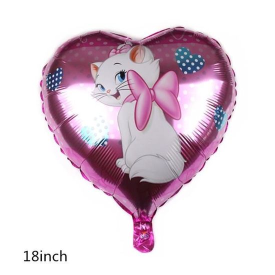 Ballon thème Marie Cat en aluminium, 1 pièces, fournitures de fête d ...