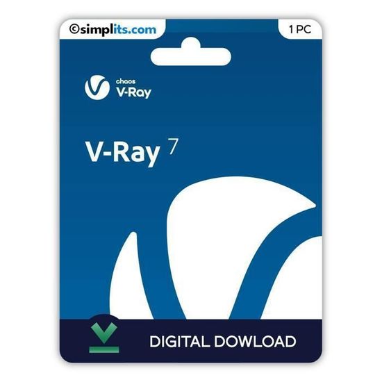 V-Ray 7 (Windows) - Activation Perpétuelle - À télécharger - 1 PC - Non compatible Mac à ...
