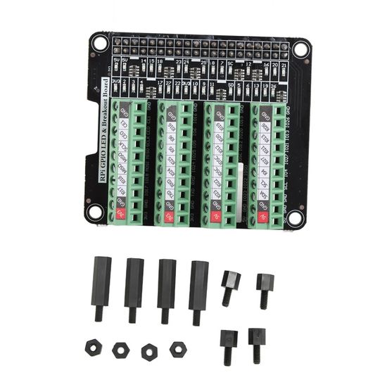 Mothinessto Carte de bornier Panneau de bornier lumière LED 3.3V 3A ...