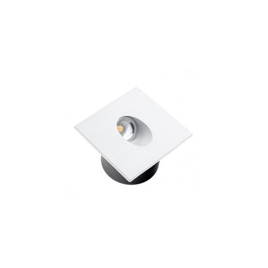 Spot LED Escalier Carré Blanc – 3W – 4000K – 80x80mm – Aluminium ...