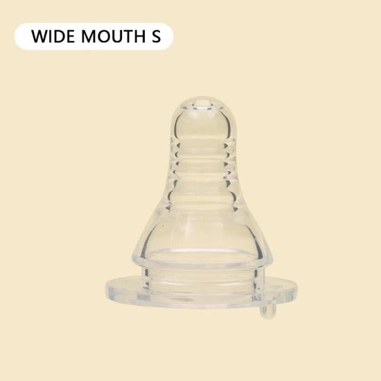 Tétine à mamelon large Standard pour bébé, tétine transparente, de ...