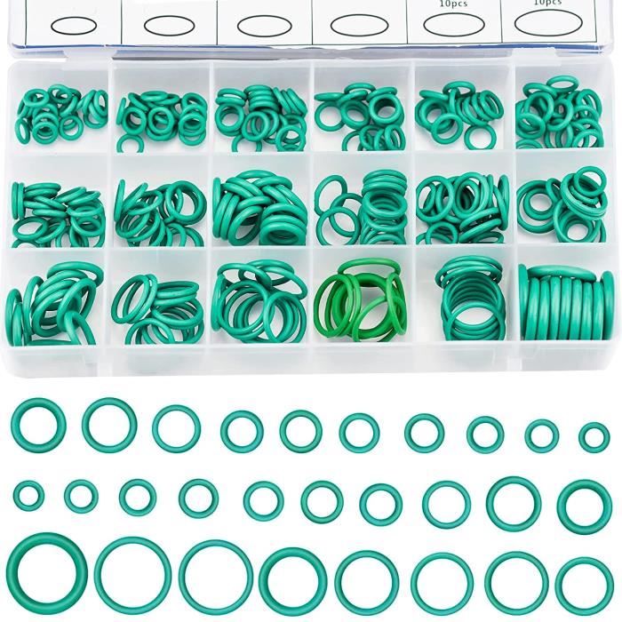 Lot de 270 Joints Toriques Kit, 18 Tailles Rondelle en Caoutchouc ...