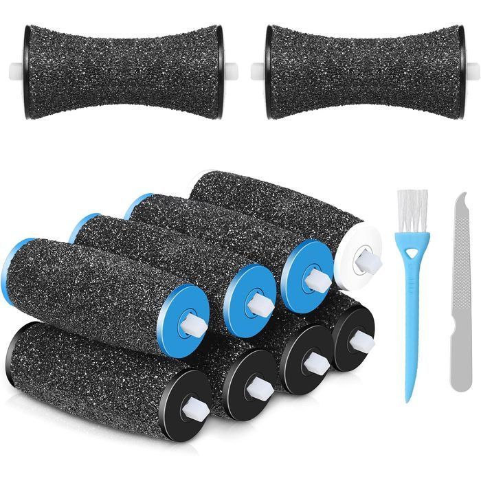 Rouleaux de Recharge pour Râpe Pied Électrique - 3 Rugosités ...