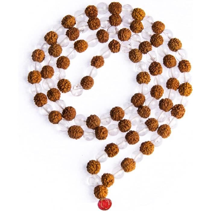 Certified Rudraksha Mala 5Face(Panchmukhi) Authentic Genuine Rudraksha ...