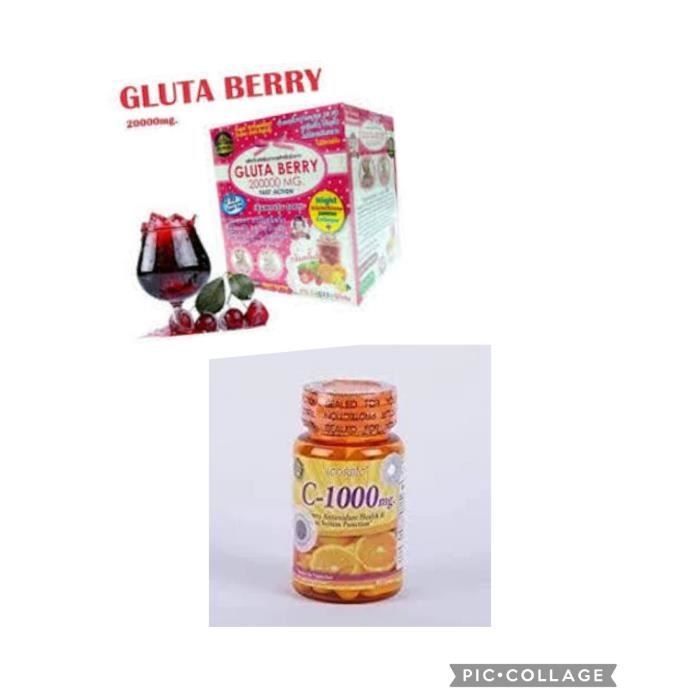 Gluta berry glutathione, Vitamine C - Cdiscount Santé - Mieux vivre
