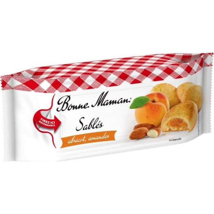 Bonne Maman Biscuits Sablés Abricot Amandes 150g - Cdiscount Au quotidien