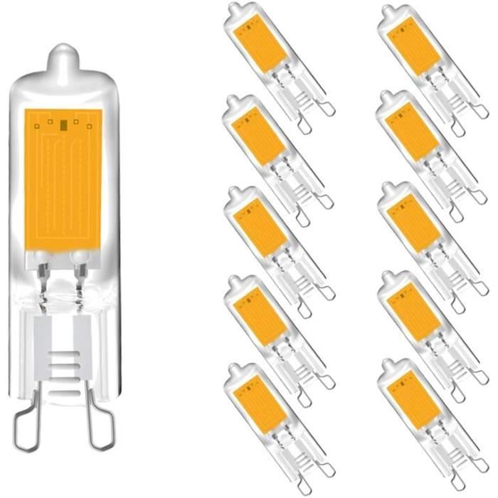 Ampoules Led G9, 2W Ampoule Economie D Energie, Puce Cob, Equivalent 25W Ampoules Incandescente ...