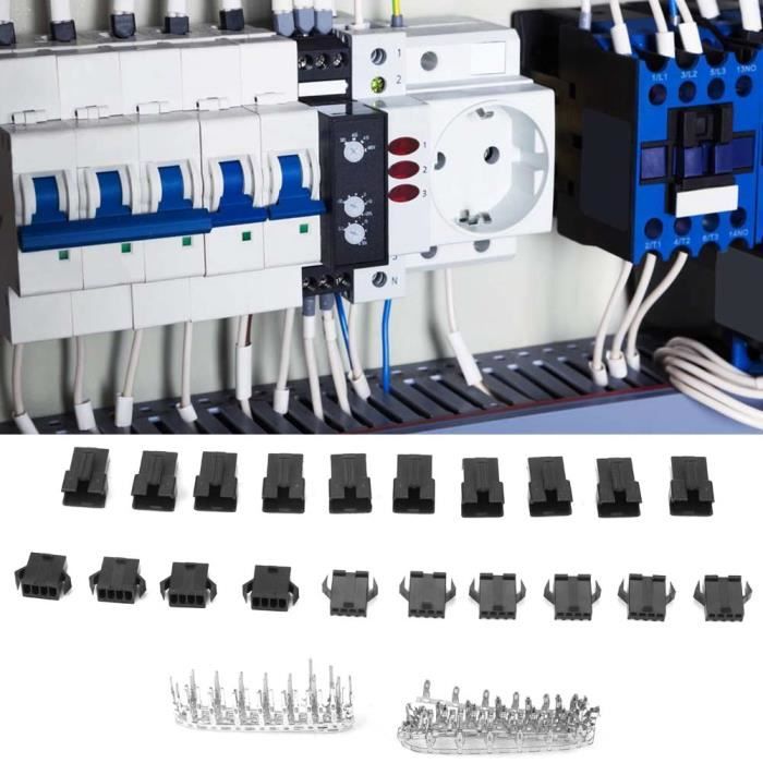 JST-2.54mm SM Plug 4pin Connector Male Female Wire Jumper Pin Header ...