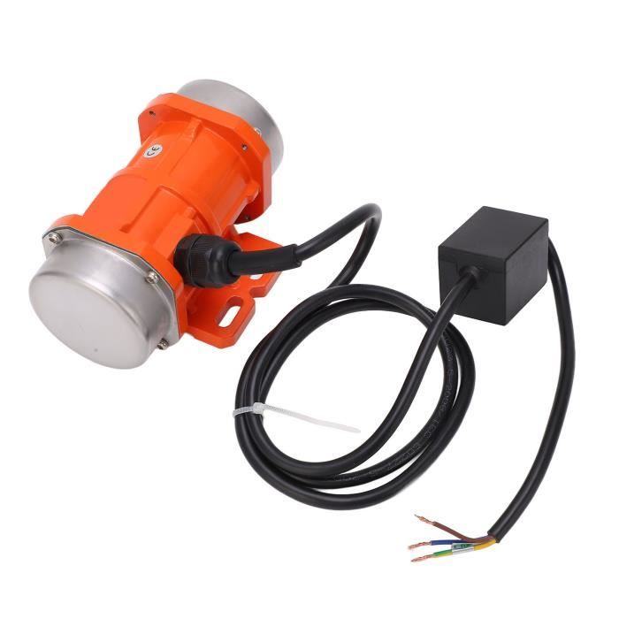 HURRISE Moteur de béton Moteur de vibration monophasé IP66 boîtier en ...
